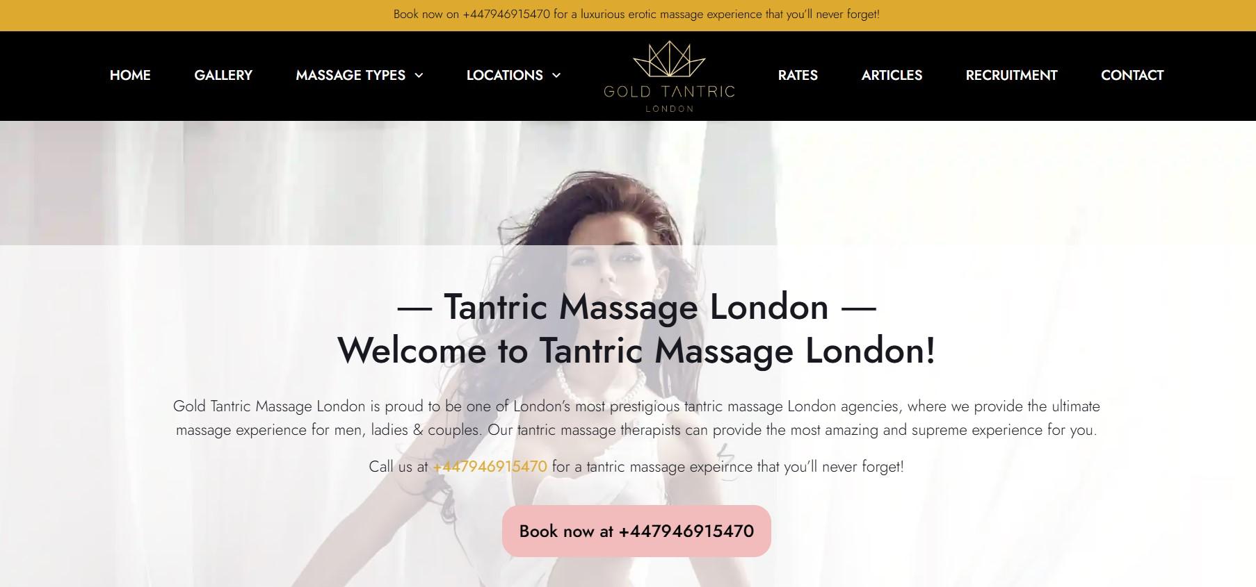 Top 10 Tantric Massage in London | Best Spots for Deep Relaxation