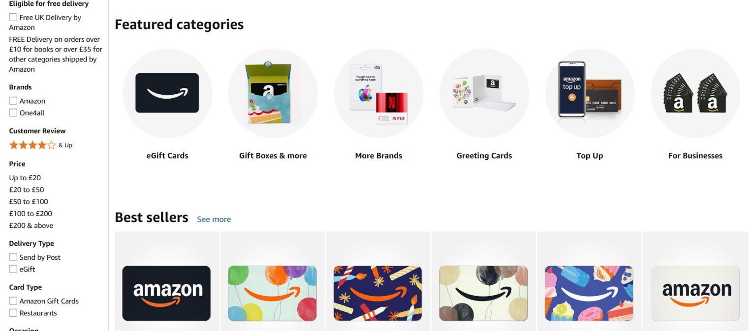 Top 10 Most Popular Gift Cards in UK for Easy Gifting